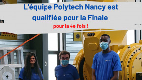 L'équipe Polytech Nancy qualifiée pour la Finale des Olympiades Fanuc - Polytech Nancy